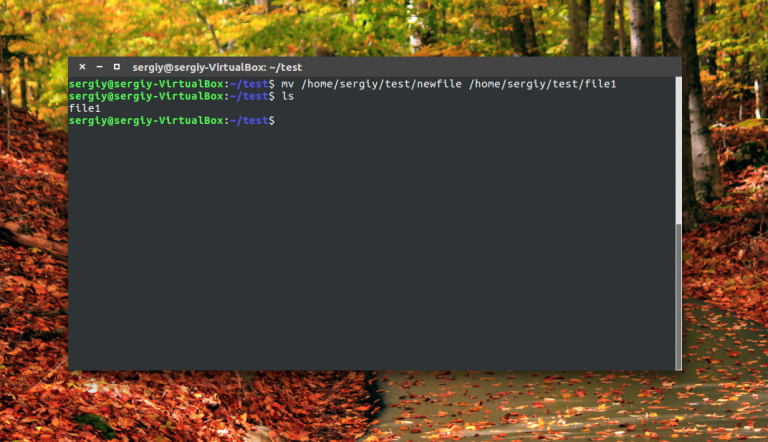 Как переименовать файл Linux - Losst
