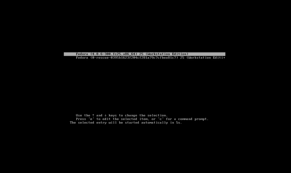 Установка Fedora 25 - Losst