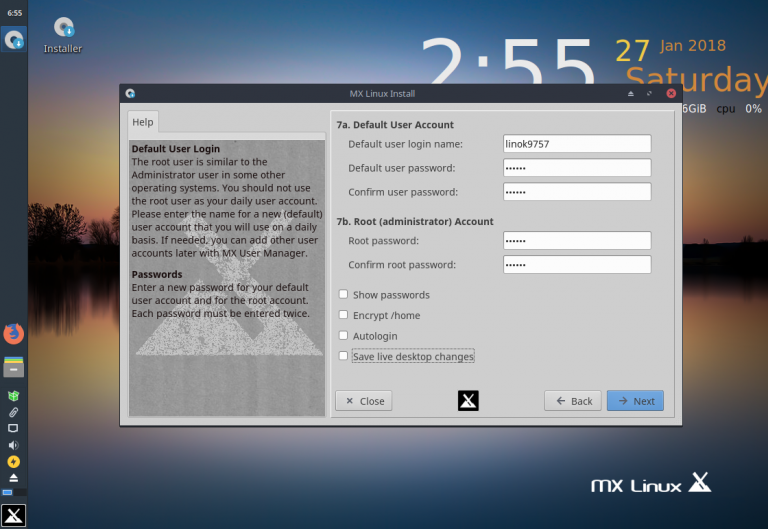 Установка MX Linux - Losst