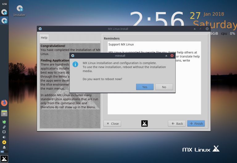 Установка MX Linux - Losst