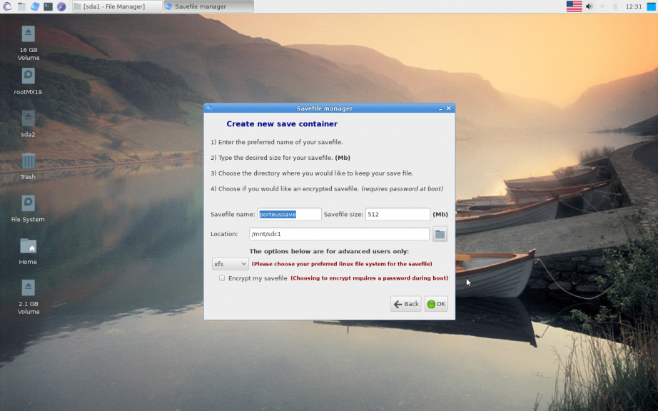 Установка Porteus Linux на флешку - Losst