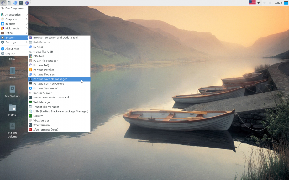 Установка Porteus Linux на флешку - Losst