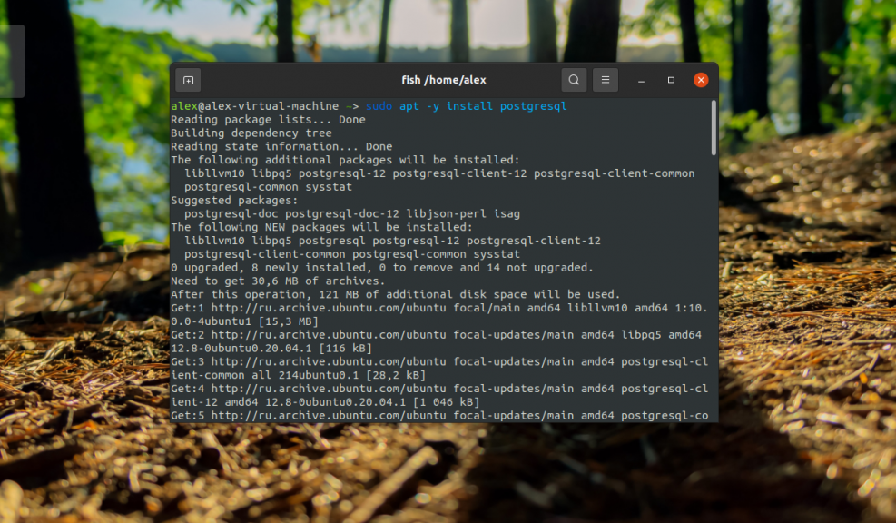 Установка PostgreSQL в Ubuntu - Losst