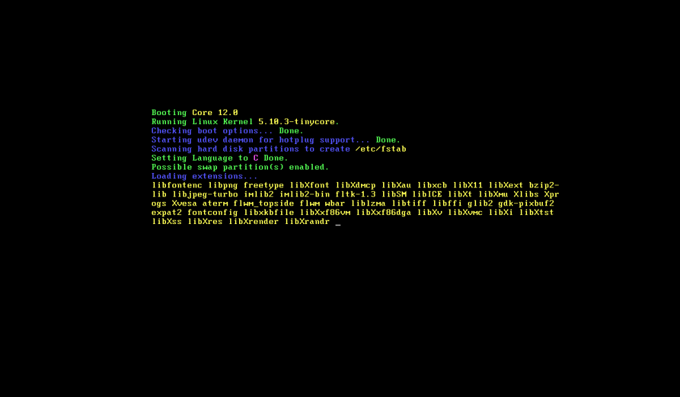 Установка Tiny Core Linux - Losst