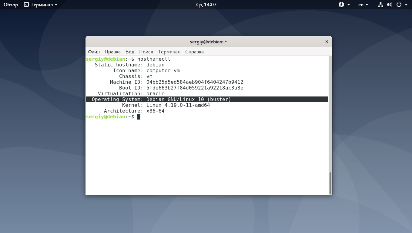 Как узнать версию Debian - Losst