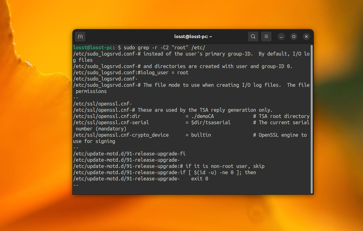 Поиск файлов по содержимому в Linux - Losst