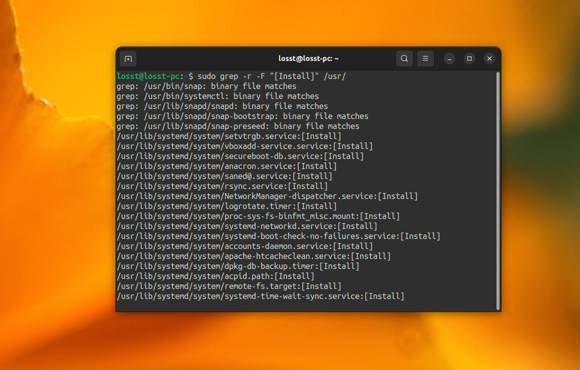Поиск файлов по содержимому в Linux - Losst